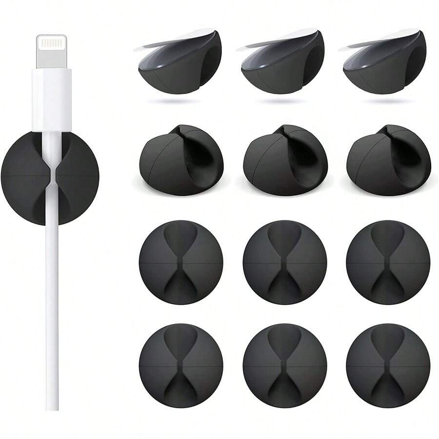 6pcs Cable Clips, Adhesive Cable Organizer Holders For Charger Cords ...