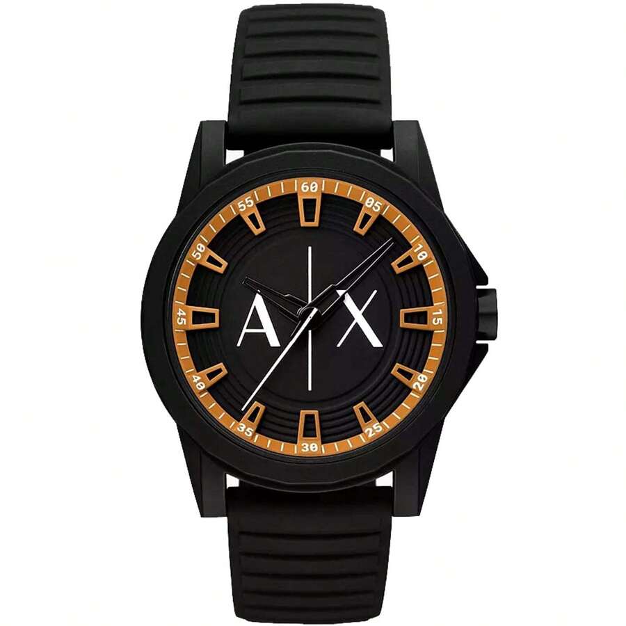 Armani Exchange Men's Outerbanks Black Dial Watch | SHEIN USA