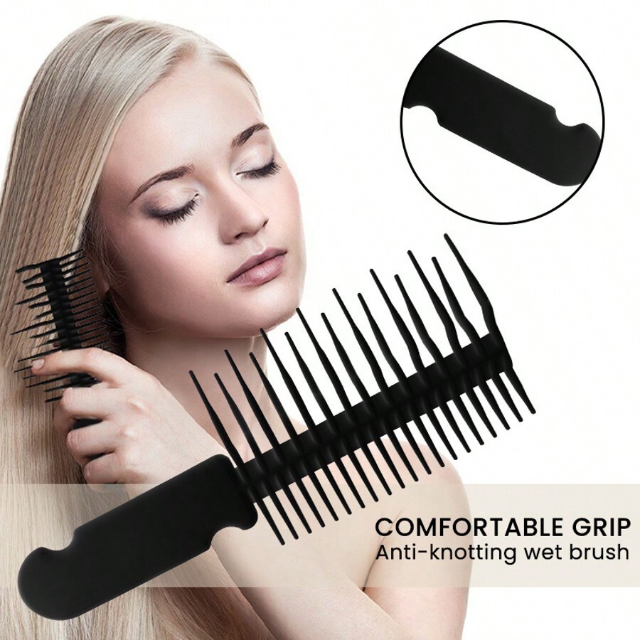 1 Piece Anti-Static Wet Hair Brush - Gentle Combing And Styling Comb ...