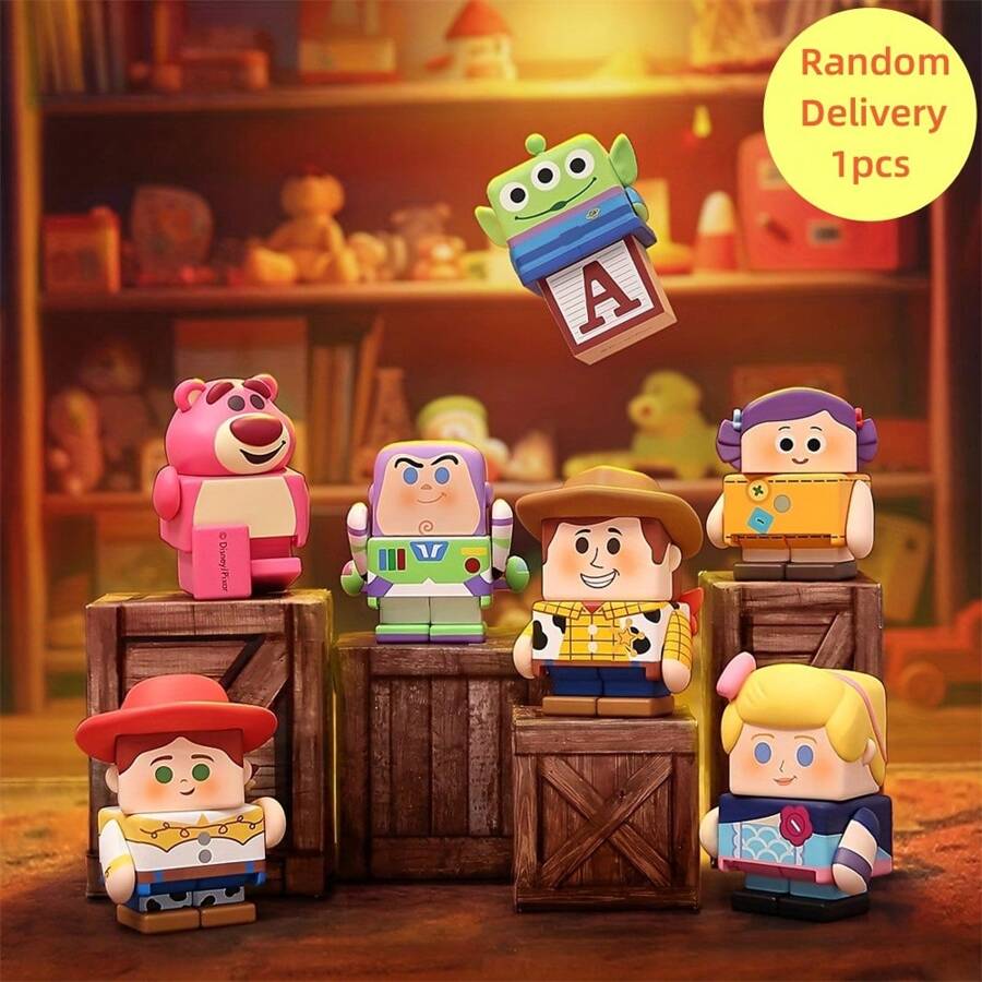 Miniso Disney Pixar Power Square Theme Blind Box Buzz Lightyear Lotso ...
