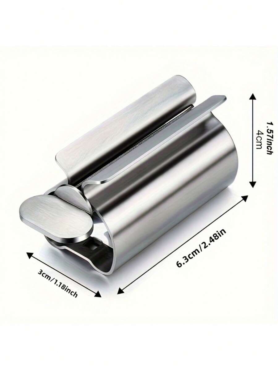 Stainless Steel Toothpaste Squeezer: Bathroom Squeeze Dispenser ...