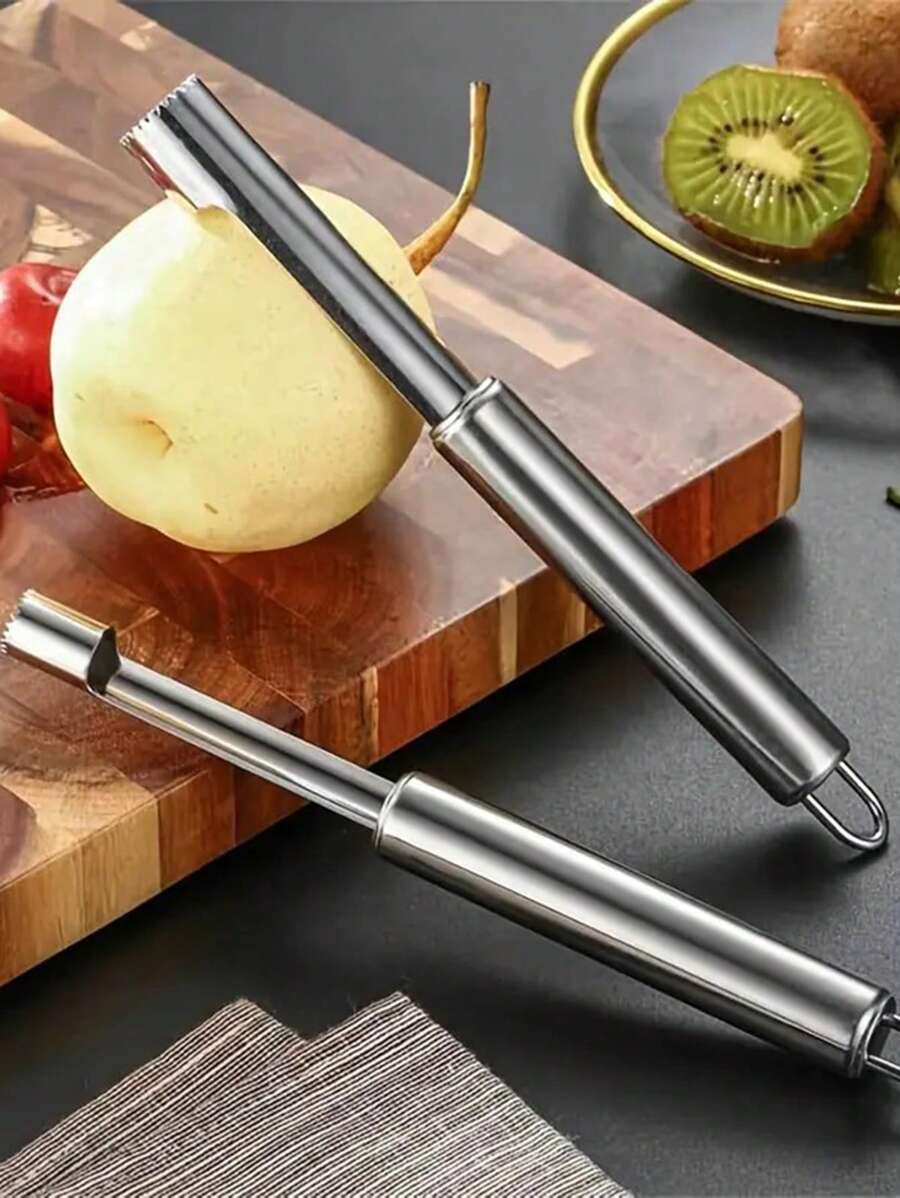 6 Pieces Corer And Pitter Fruit & Vegetable Multi-Function Stainless Corer And Pitter Remover ...