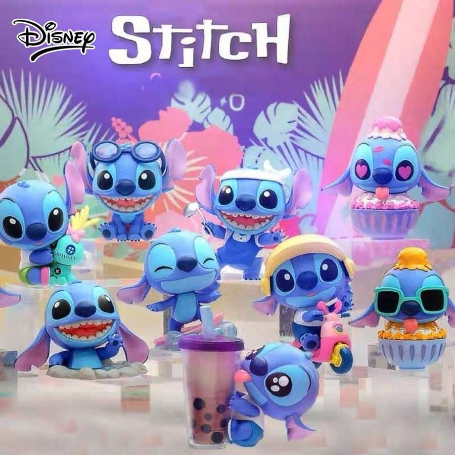 Disney New Stitch Chef Series Blind Box Action Figure, Suitable For ...
