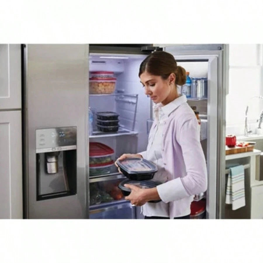 20pc TakeAlongs Meal Prep Divided Rectangle Containers Set: Microwave ...