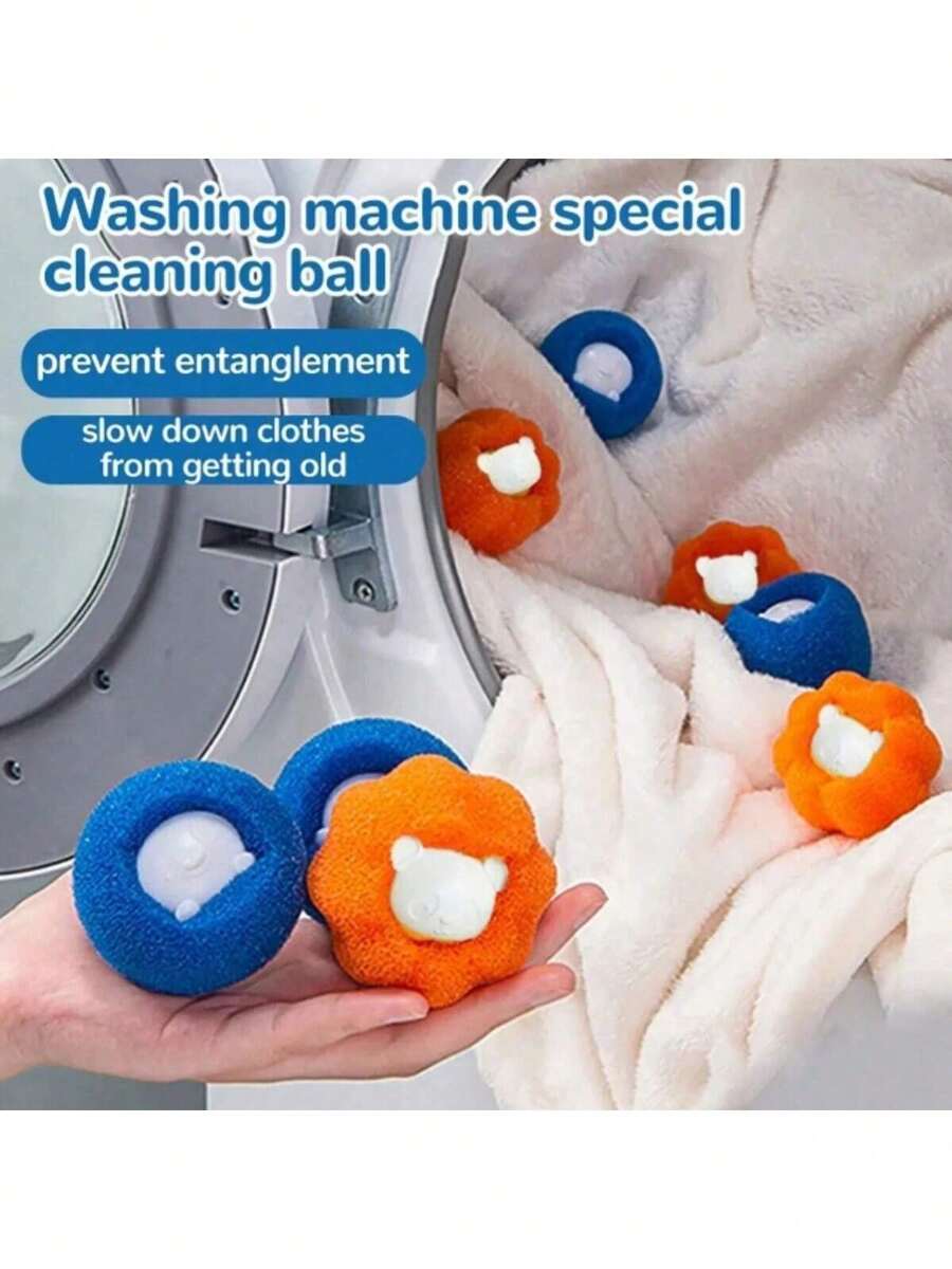 KIT 3 Washing Balls For Washing Machine With Mixed Design For Cleaning ...