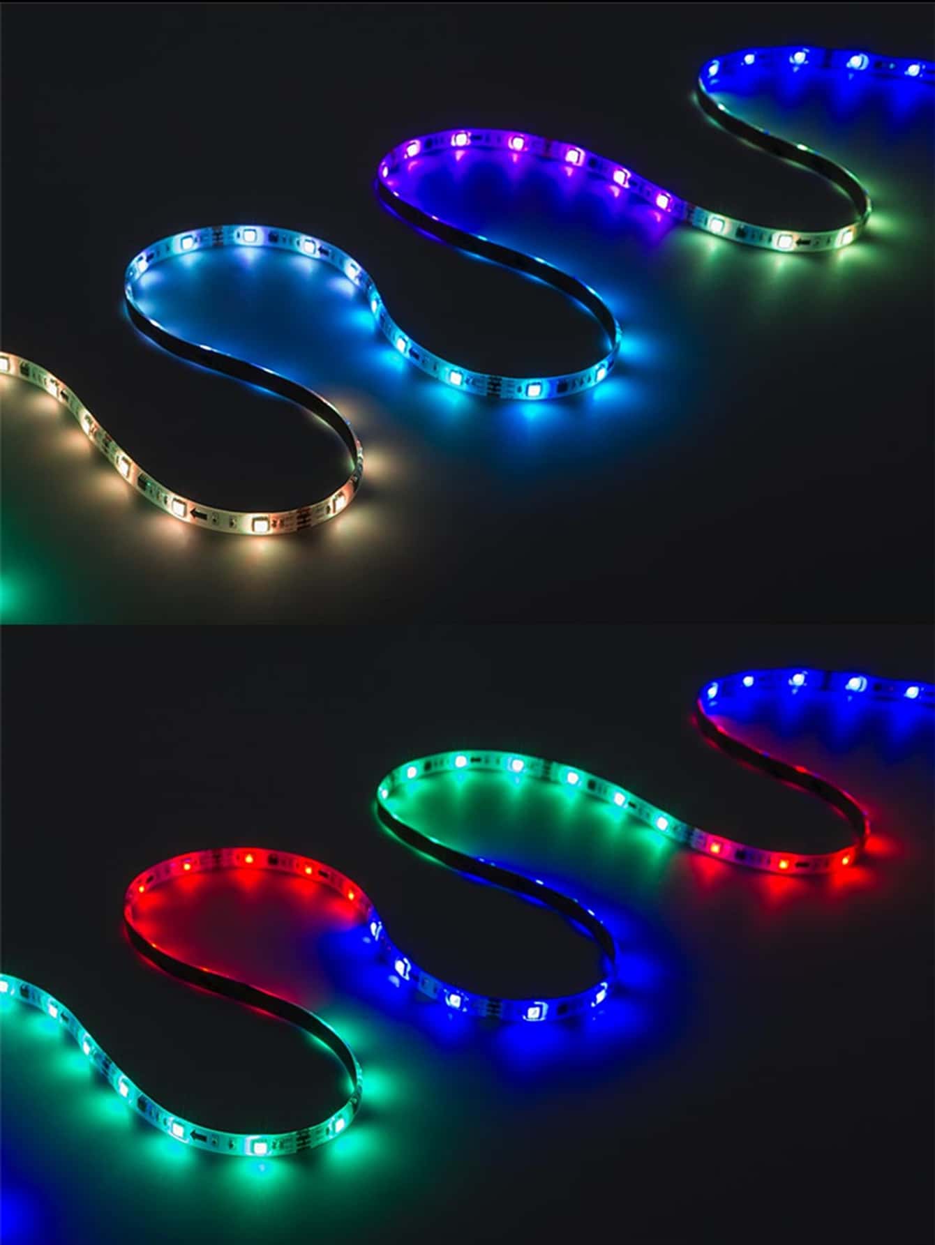 LED Strip Light Multi-Color Changing With APP And Remote - Music Sync ...