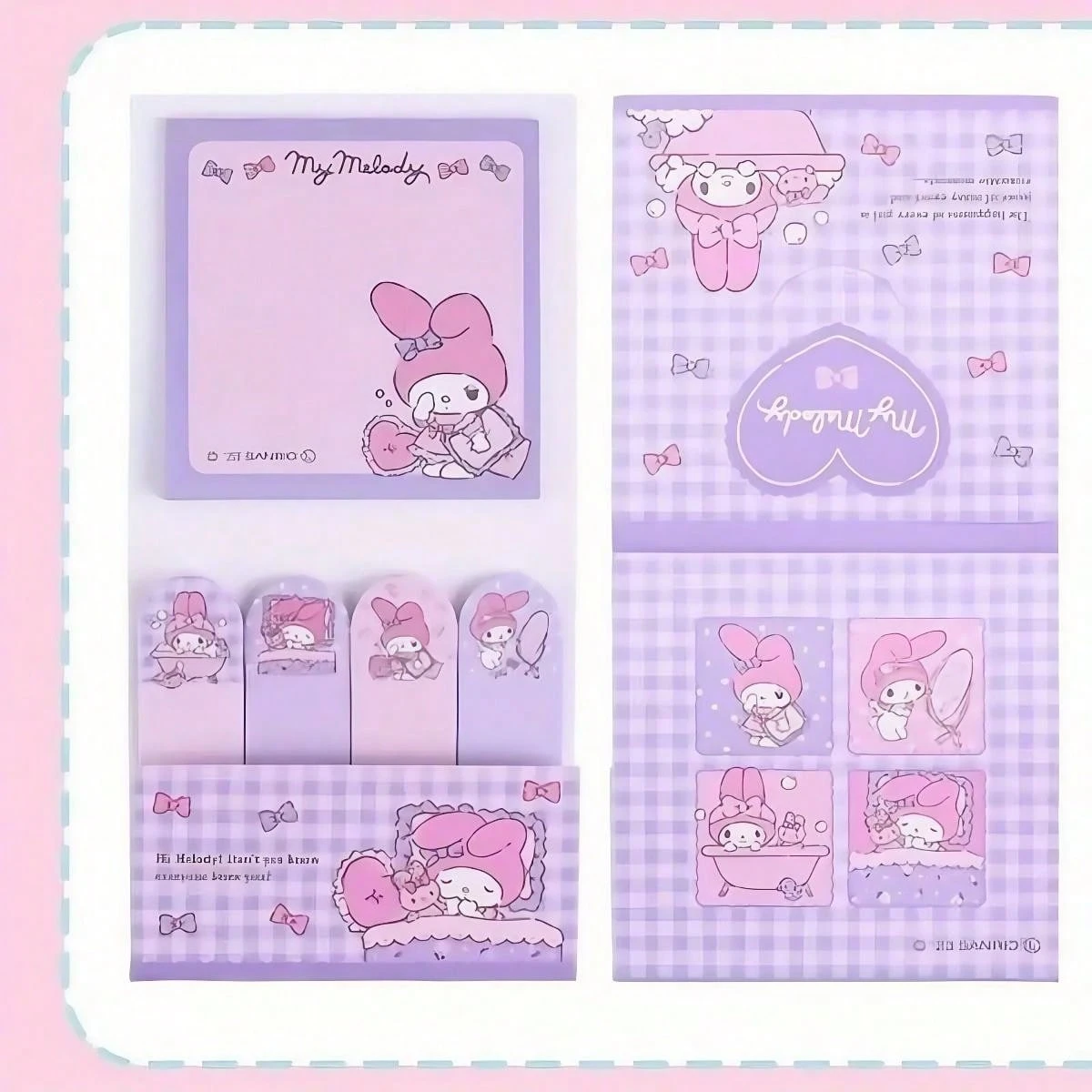 Sanrio Cartoon Tear-Off Sticky Notes, Memo Pads, Message Slips ...