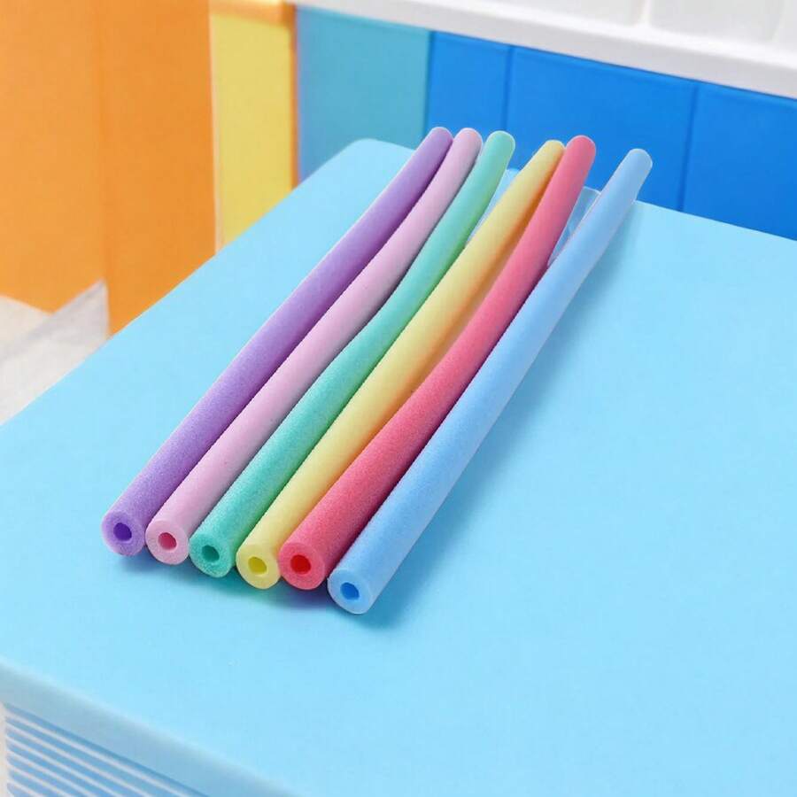 Kit 5 Pool Noodle Floats Float With Hole Spaghetti Assorted Colors For ...