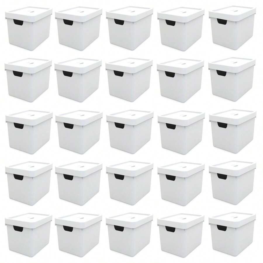 25 Utility 3-Liter Organizer Boxes With White Lid | SHEIN USA