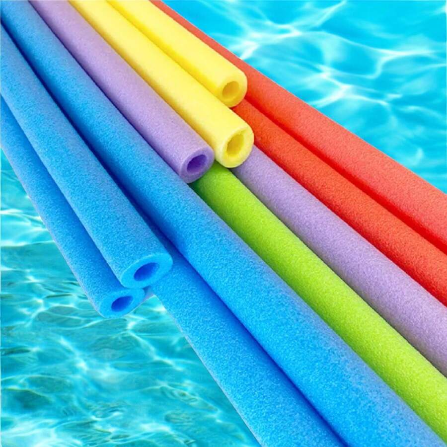 Kit 4 Pool Noodle Float With Hole Spaghetti Assorted Colors For Pool ...