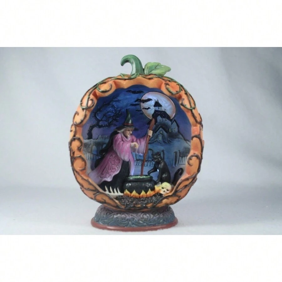 Enesco Jim Shore Come In For A Spell Halloween Diorama Light Up 2024 ...