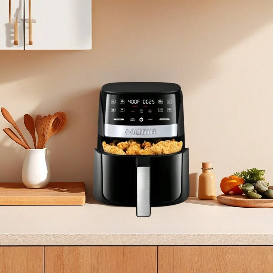 3qt Digital Window Air Fryer With 8 Presets & Guided Cooking: 1500W ...