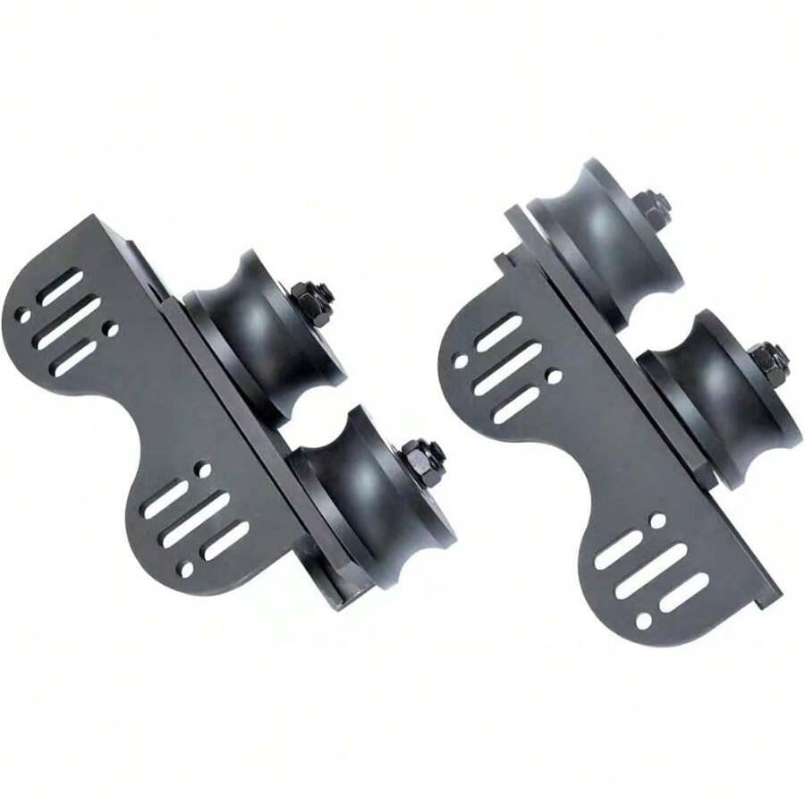 16 Ft. Sliding Library Ladder Black Track Kit, Upright Retractable ...