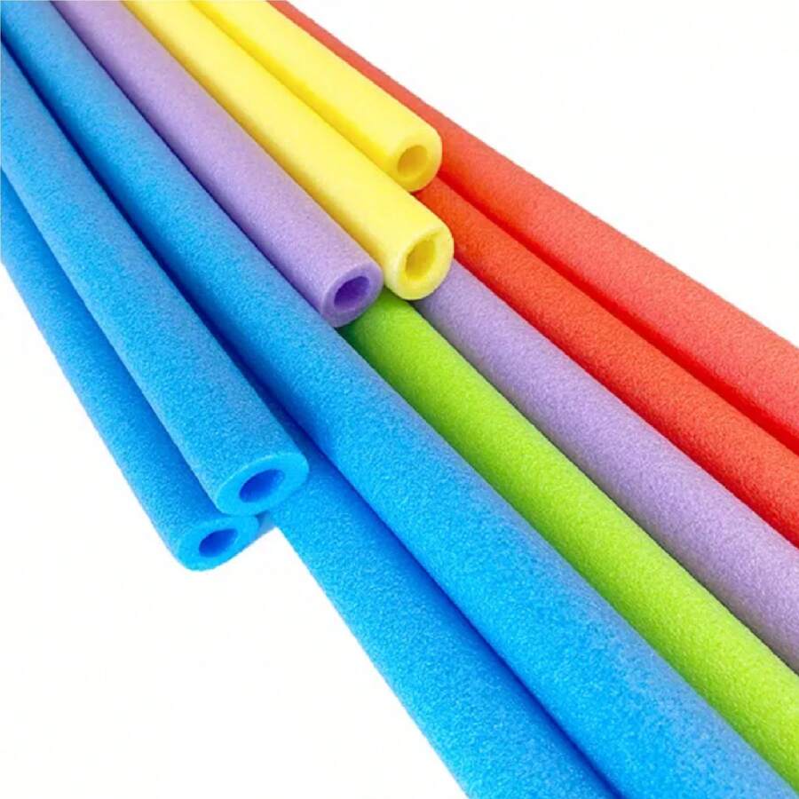 Kit 4 Pool Noodle Float With Hole Spaghetti Assorted Colors For Pool ...