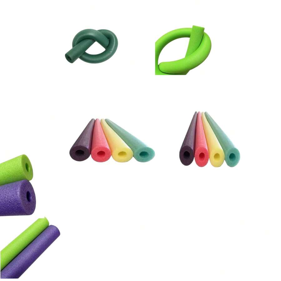 Kit 5 Pool Noodle Floats Float With Hole Spaghetti Assorted Colors For ...