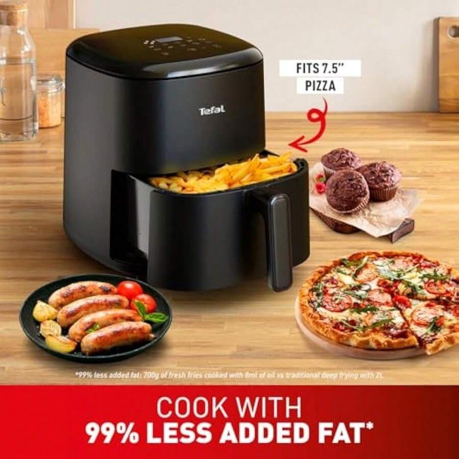 Tefal Easy Fry Max Digital Air Fryer 5L 10in1 No Oil Air Fry Extra ...