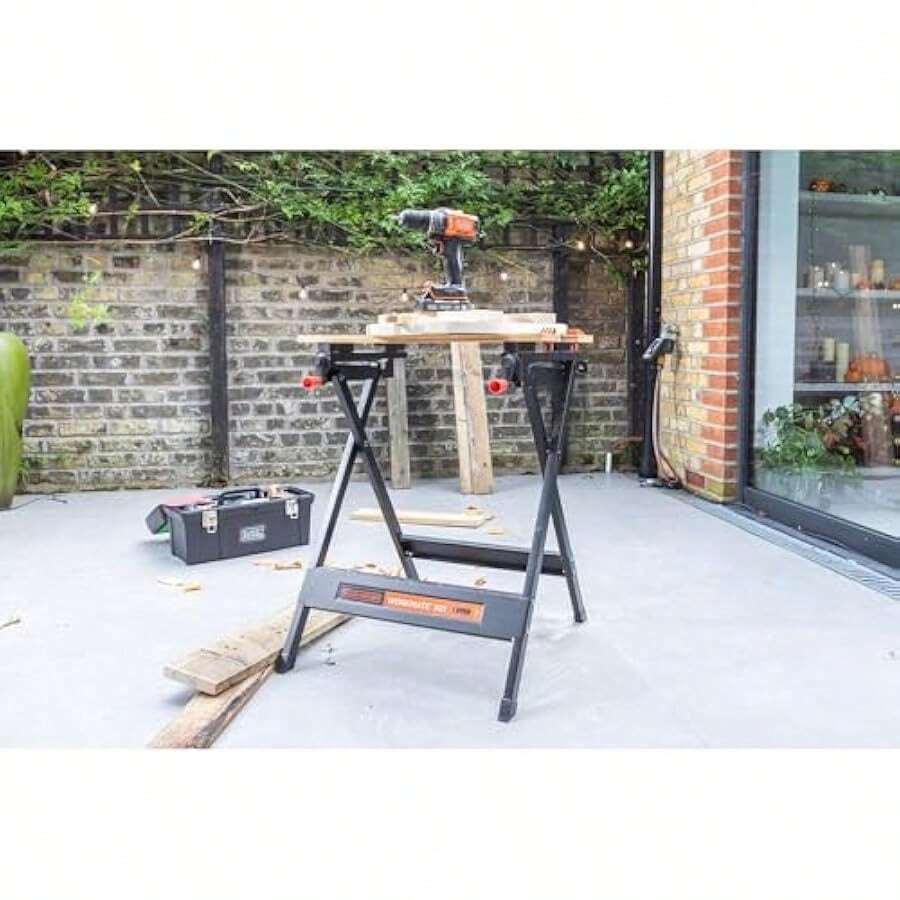 BLACK+DECKER Workmate Plus Work Bench Tool Stand Saw Horse Dual Height ...