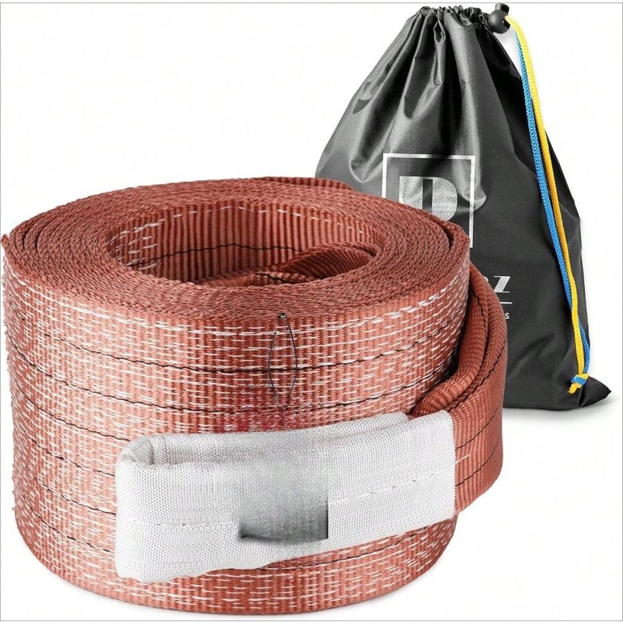 Tow Strap Heavy Duty 100000 Lbs 30ft - Recovery Towing Rope 55 US Tons ...