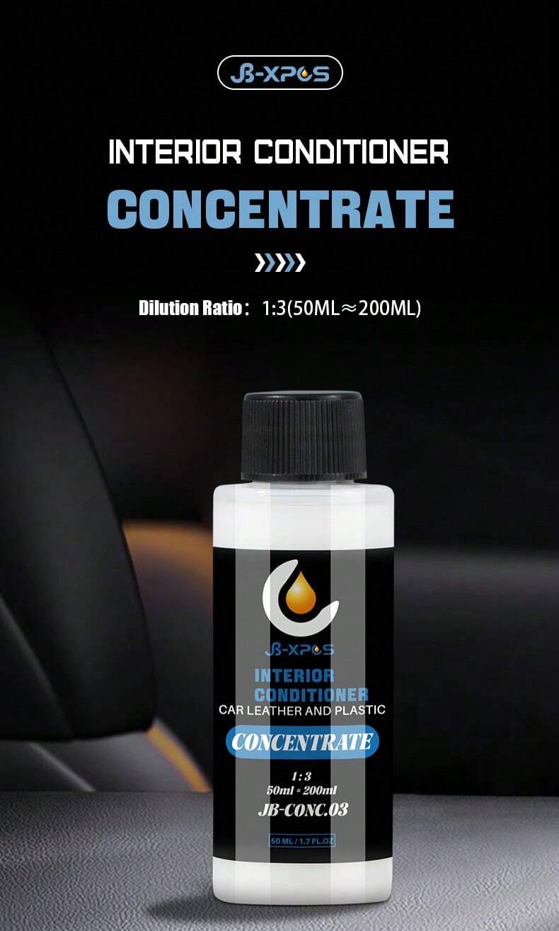 50 ml Agente concentrato per ripristinare l interno in plastica e pelle ...