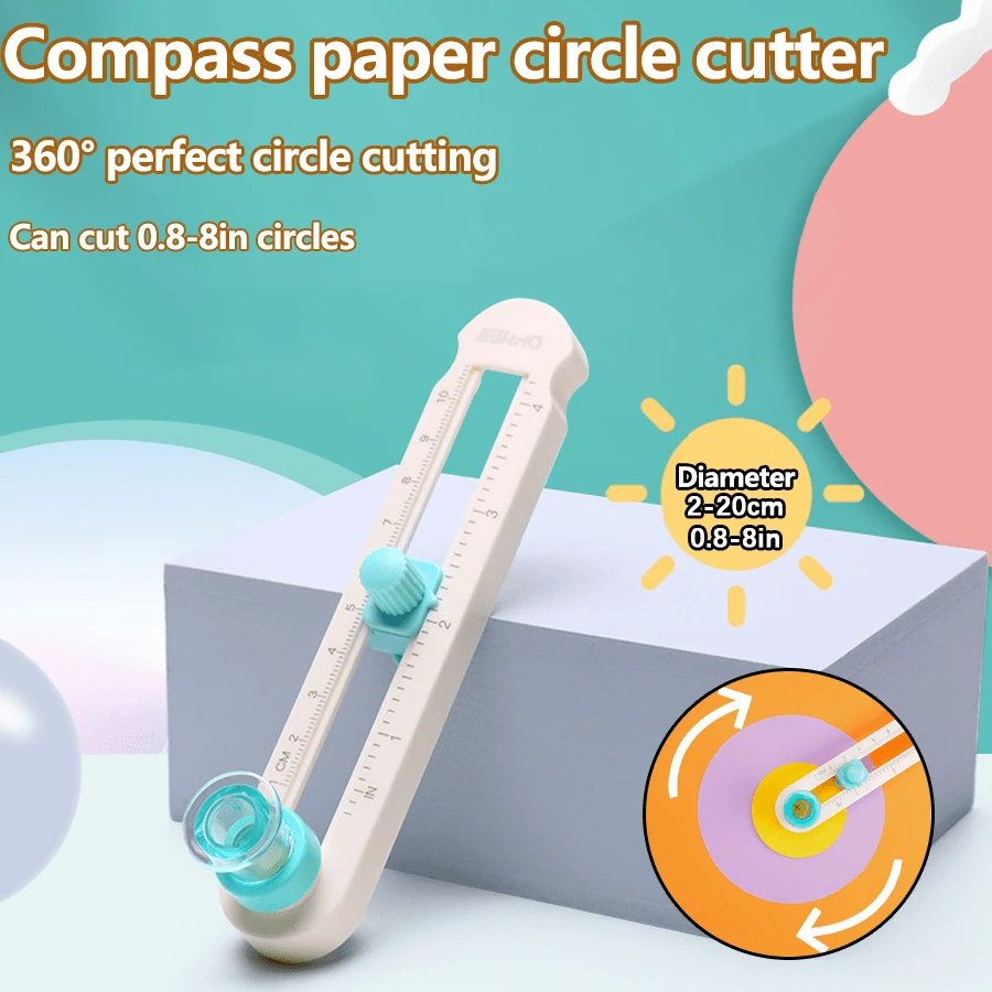 1pc cortador de papel redondo, ferramenta de corte redondo faça você ...