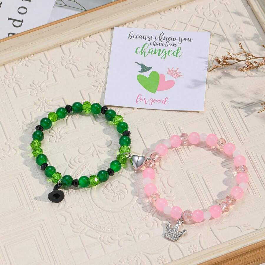 Wicked Matching Bracelets - Elphaba Galinda Friendship Matching ...