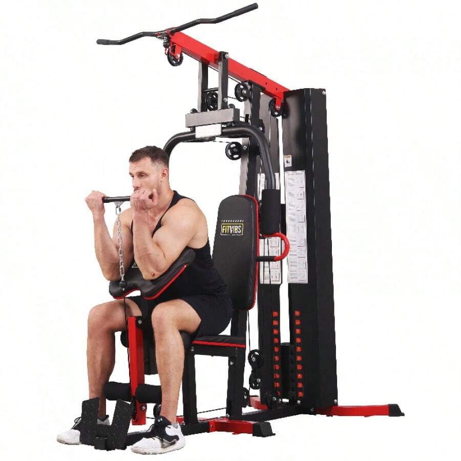 Fitvids LX750 Multifunctional Full Home Gym System Workout Station With ...