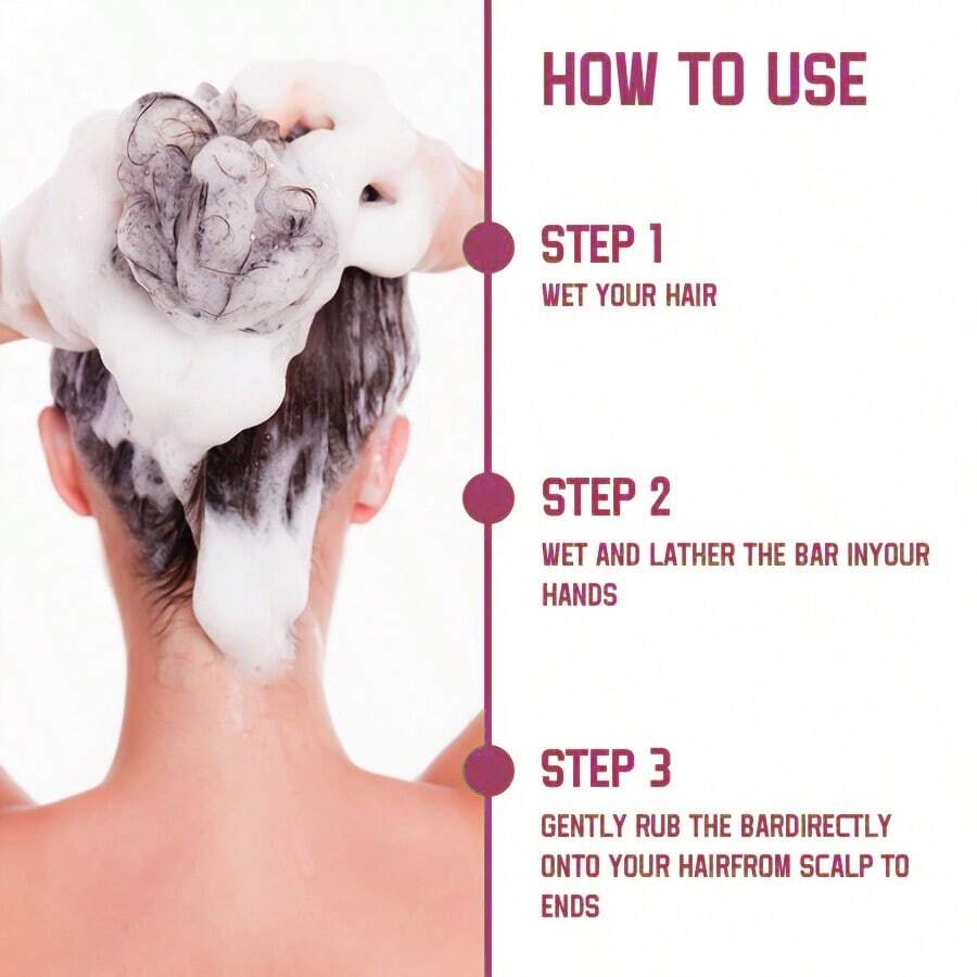 GZE Biotin Collagen Shampoo Bar Clarifying Shampoo For Men & Women ...