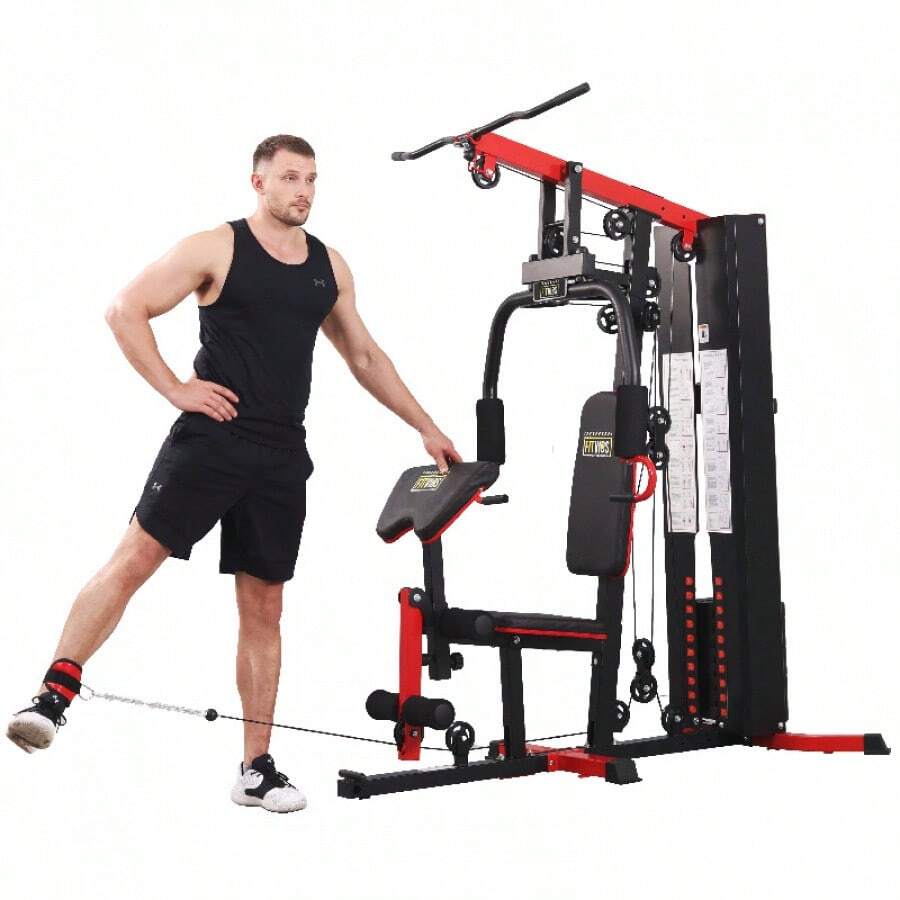 Fitvids LX750 Multifunctional Full Home Gym System Workout Station With ...