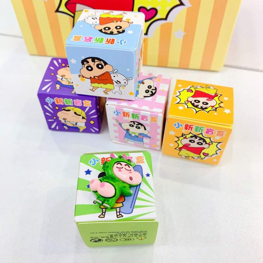 CRAYON SHINCHAN 2pcs Crayon Shin Chan Cute Series Blind Boxes, Multiple ...