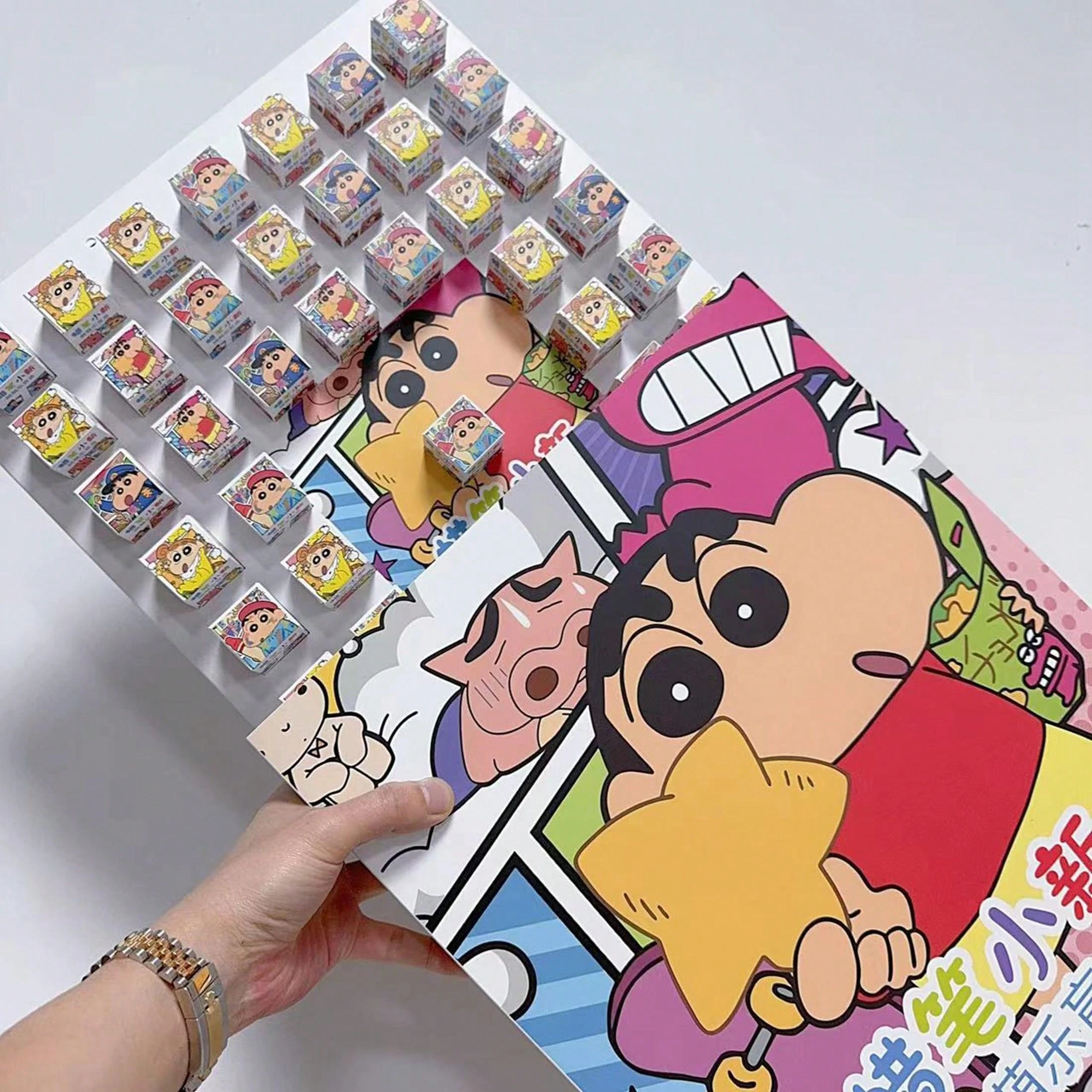 CRAYON SHINCHAN 5pcs Crayon Shin Chan Cute Doll Series Blind Box With ...