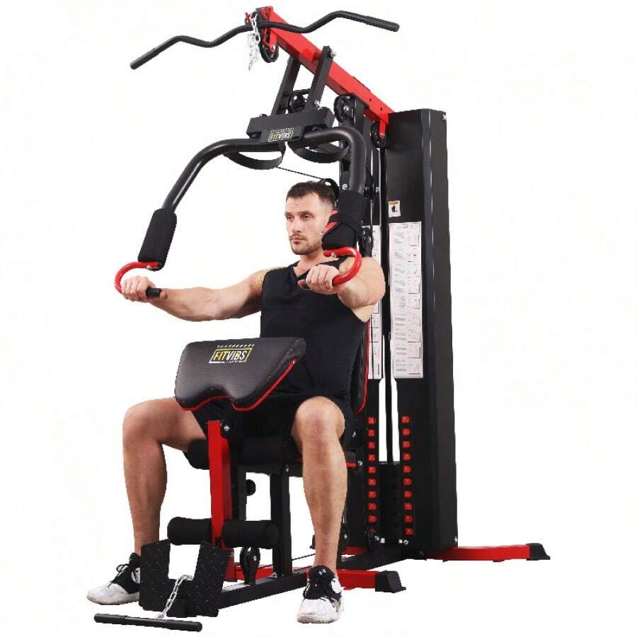 Fitvids LX750 Multifunctional Full Home Gym System Workout Station With ...