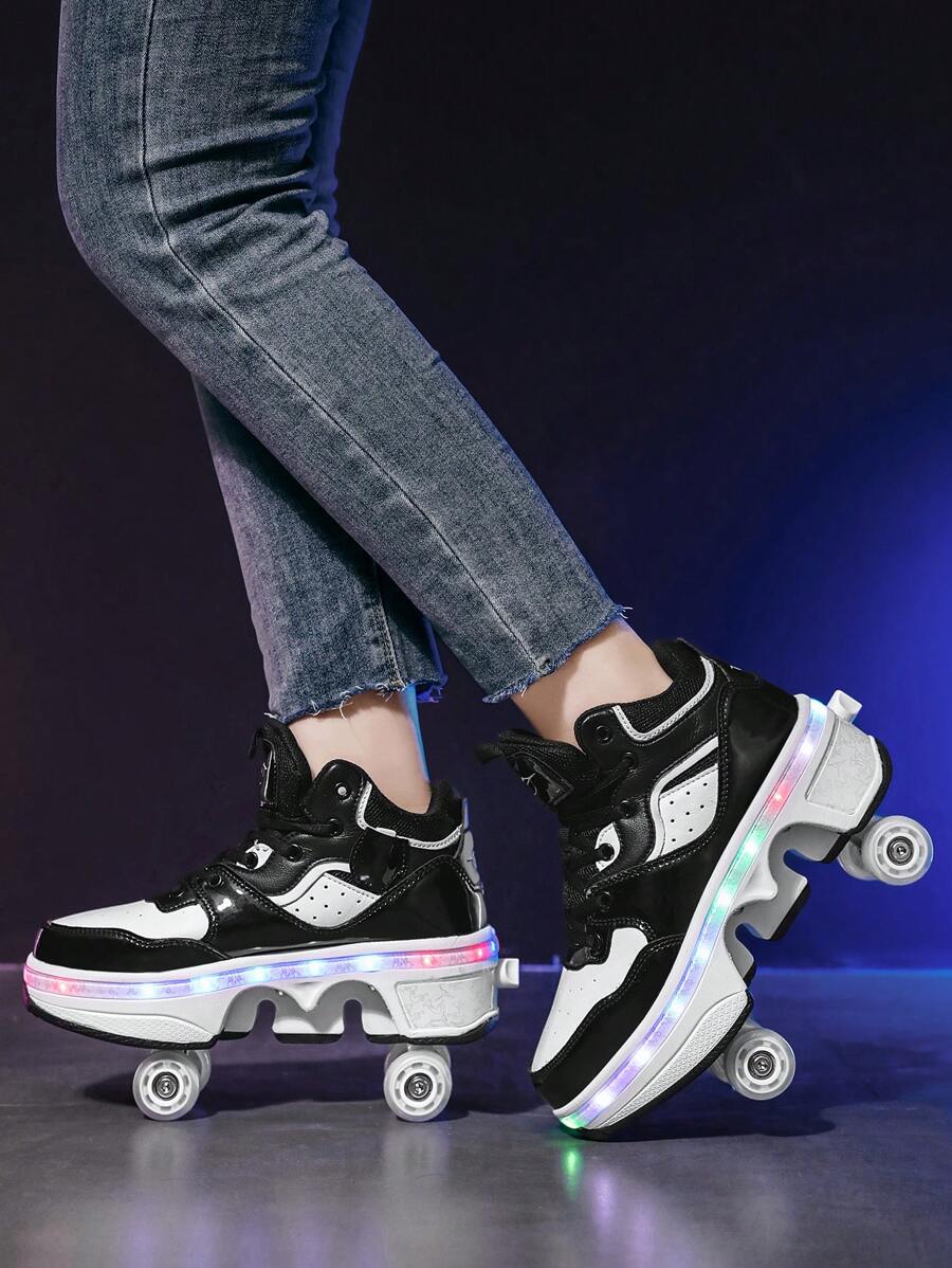 Patins de Rodas Invisíveis de 4 Rodas para Crianças e Meninos ...