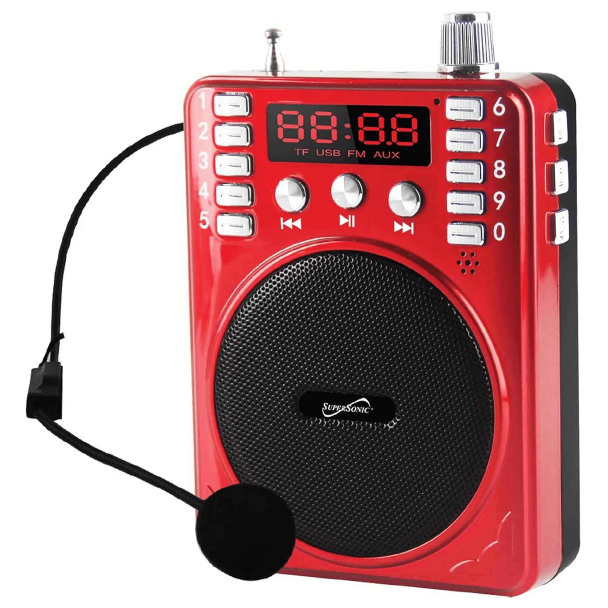 Supersonic Bluetooth Lightweight Portable Audio Amplifier PA System ...