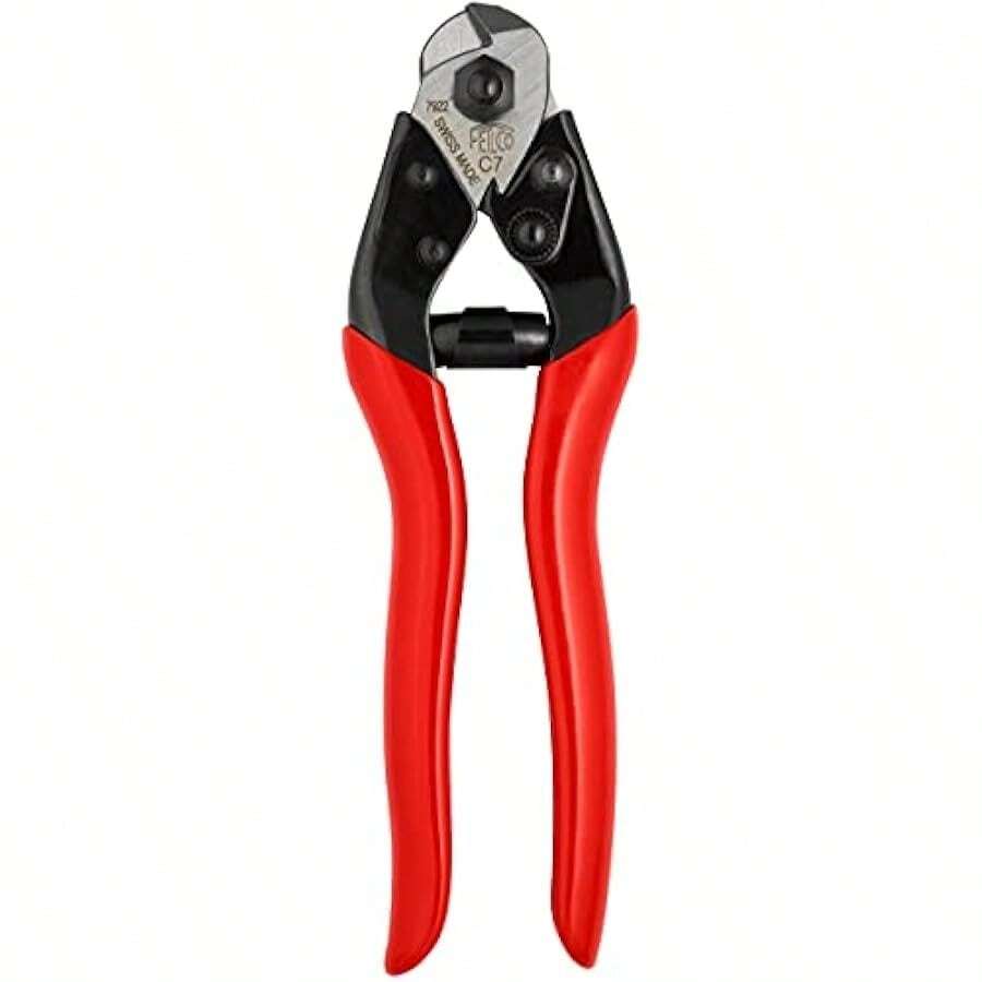 Felco Wire Cutter Model C7 One Handed Operation Triangular Cutting System Cuts 7mm Wire Cable ...