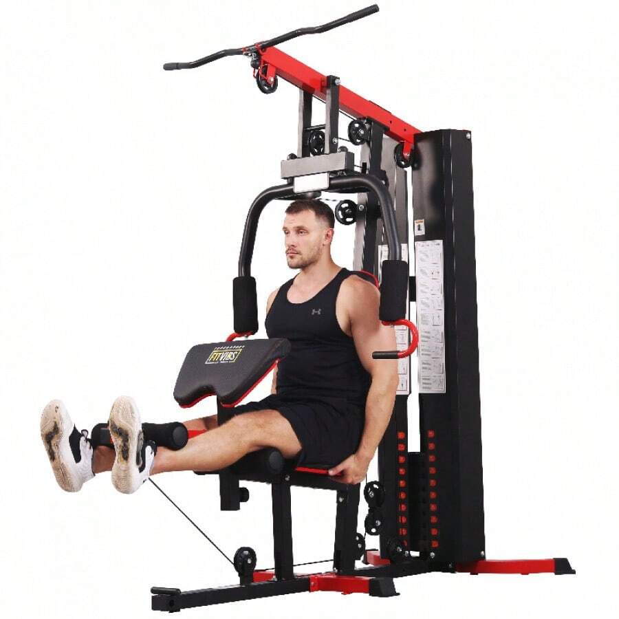 Fitvids LX750 Multifunctional Full Home Gym System Workout Station With ...