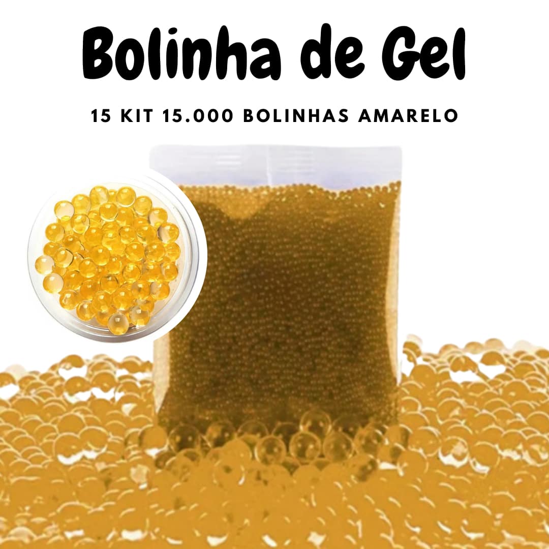15 Packs Of Yellow Orbees Style Hydrogel Sphere Grows In Water Gel ...