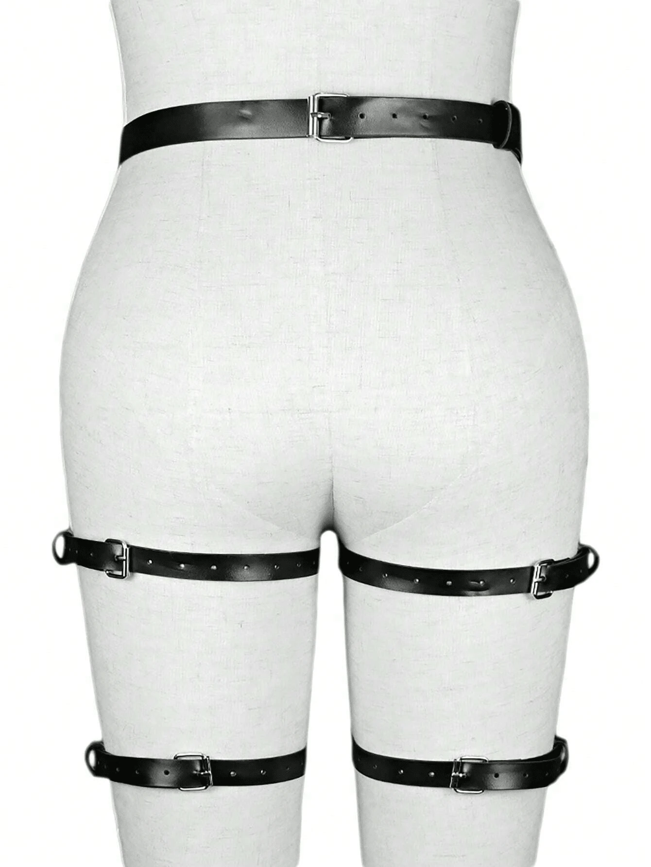 Women Sexy Body Garter Belt Leather Harness Waists Leg Harness Thigh ...