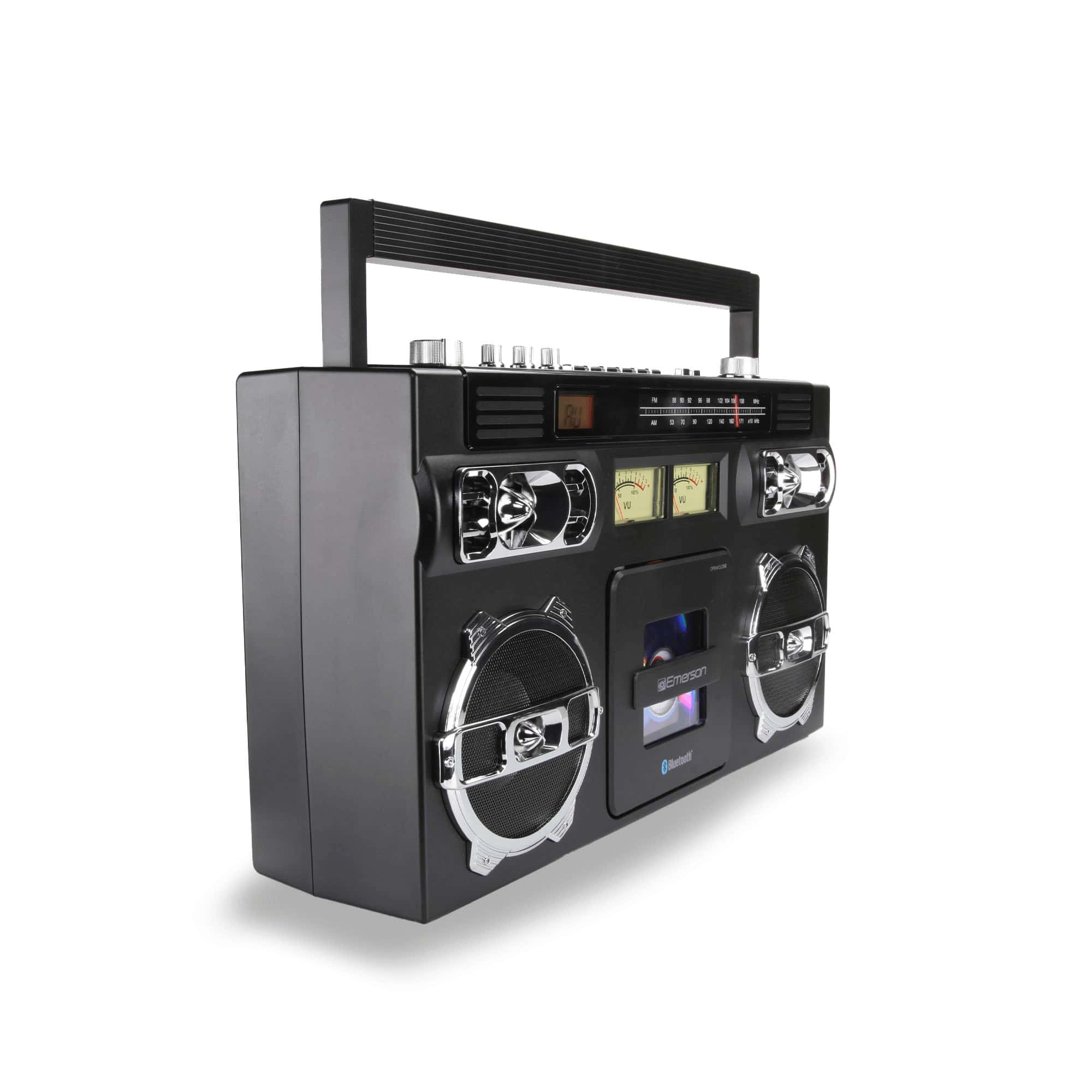 Emerson Retro Portable CD Boombox W Programmable Memory And LED Digital ...