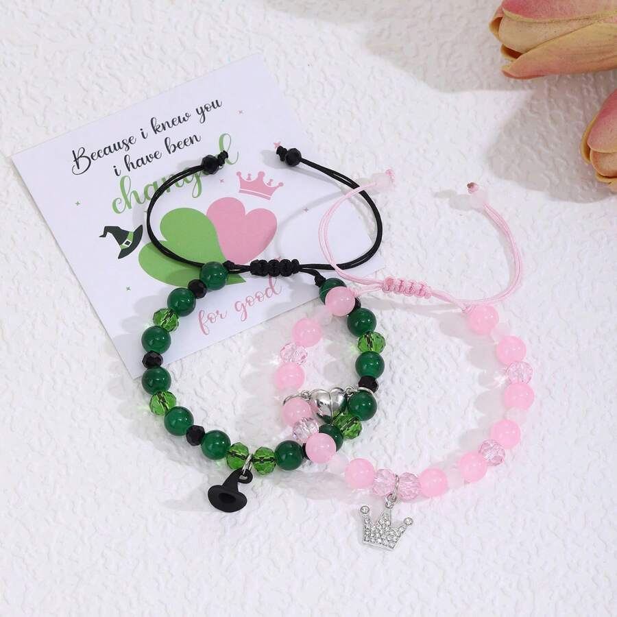 Wicked Matching Bracelets - Elphaba Galinda Friendship Matching ...