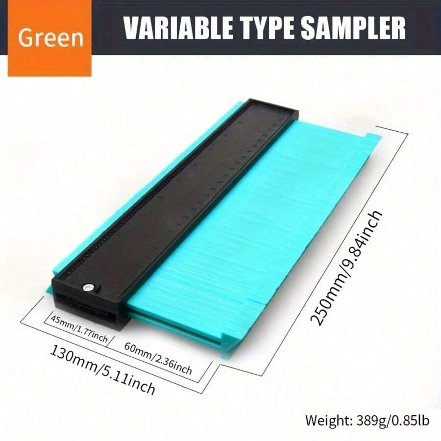 Shape Contour Gauge Duplicator Profile Measuring Angle Ruler Thickness ...