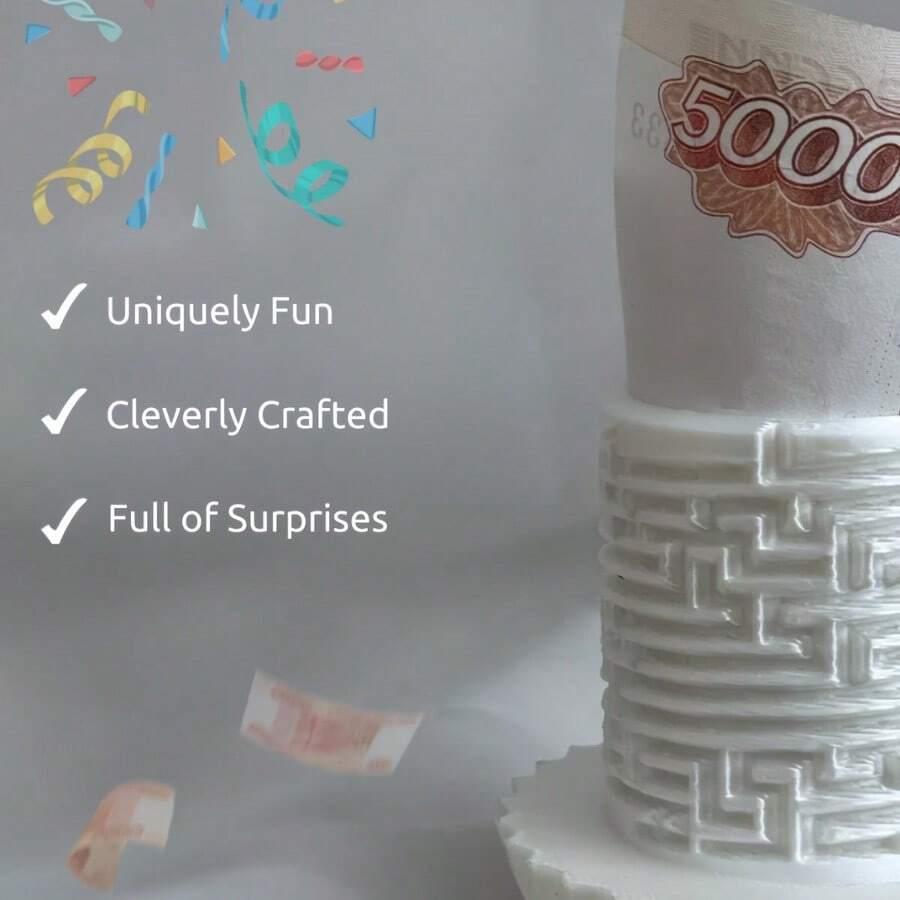 3D Printed Maze Egg Puzzle, Unique Brain Teaser Puzzles Box, Unique ...