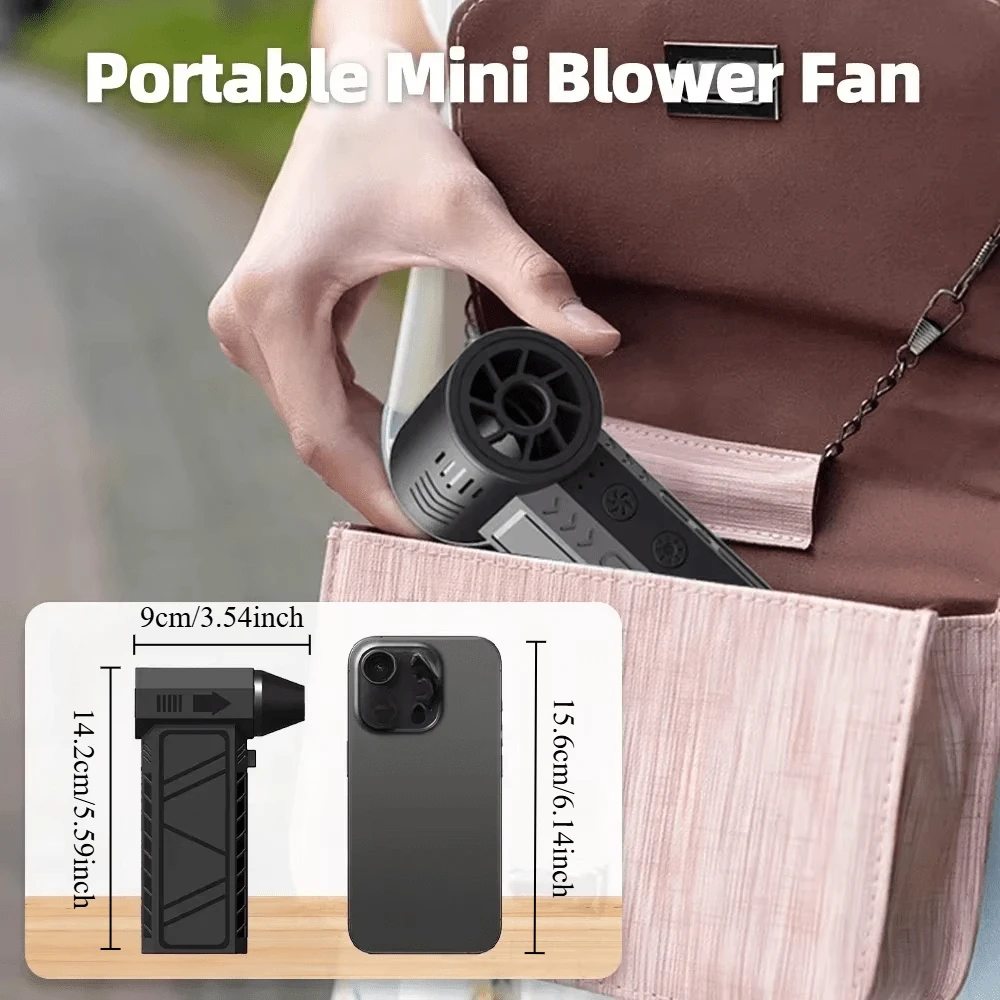 Turns High Speed Violent Turbo Fan Camping Fan Handheld Fan Turbo Fan ...