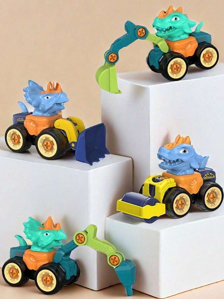 Interesting Disassemble Engineering Vehicles DIY Toys, Handmade Screw ...