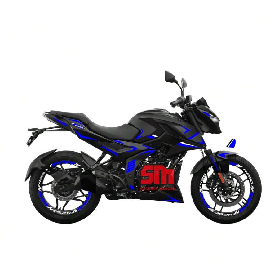 Pulsar N250 Stickers Kit Reflective Stickers For Wheel Rims And Caps ...