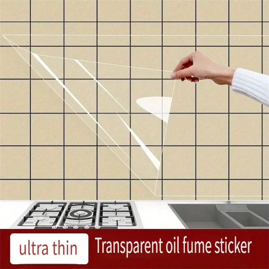 1 Roll Of Plastic Static Cling Wall Protective Film - Waterproof, Oil ...