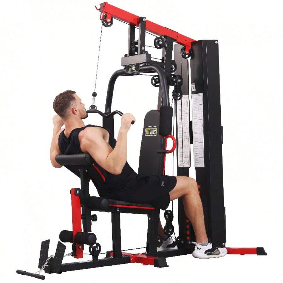 Fitvids LX750 Multifunctional Full Home Gym System Workout Station With ...