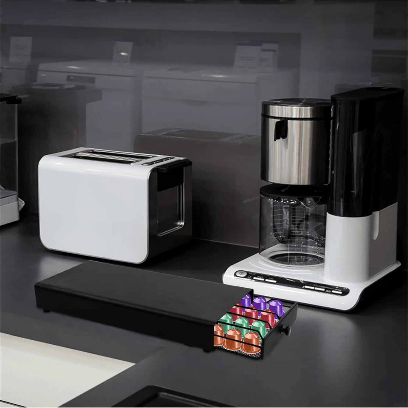 Pods Coffee Drawer Holder Coffee Capsules Storage Rack Capsule ...