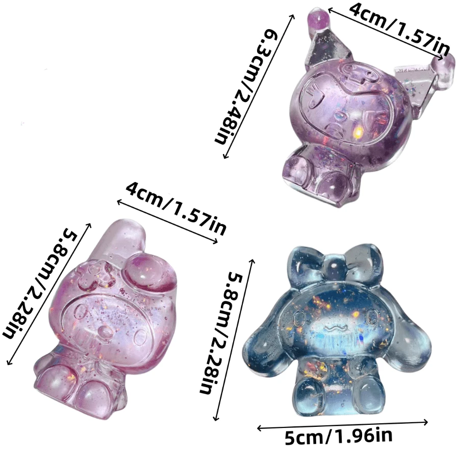 Sanrio 1pc Sanrio Stress Relief Squeezy Jello Wax Squeeze Toy for Sale ...