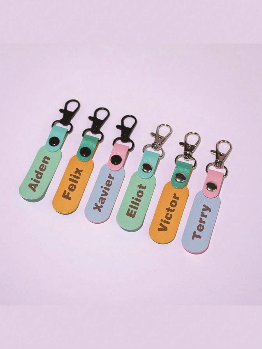 1pc, Custom Name Kids Key Chain, Personalised Key Chain With Name ...