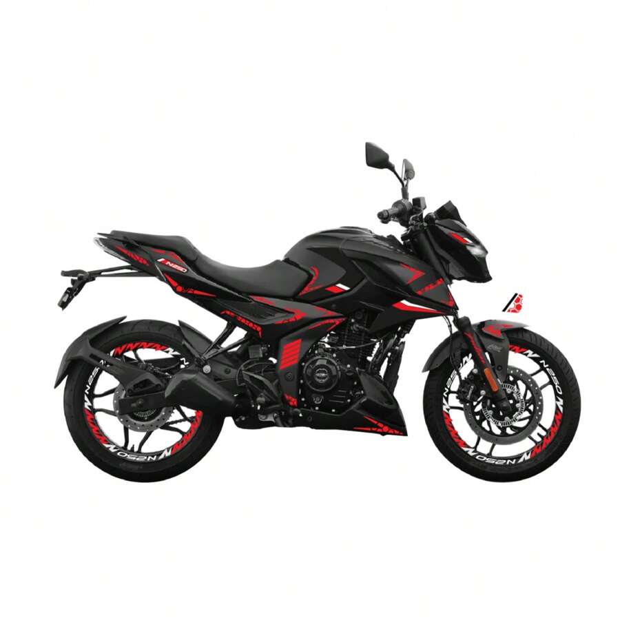 Pulsar N250 Stickers Kit Reflective Stickers For Wheel Rims And Caps ...